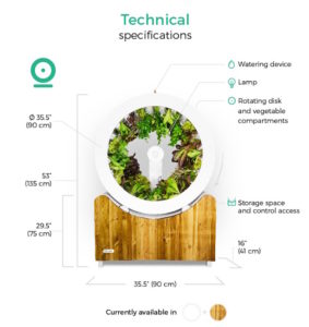 Rotating Indoor Hydroponic Garden Perfect For Small Space Living ...